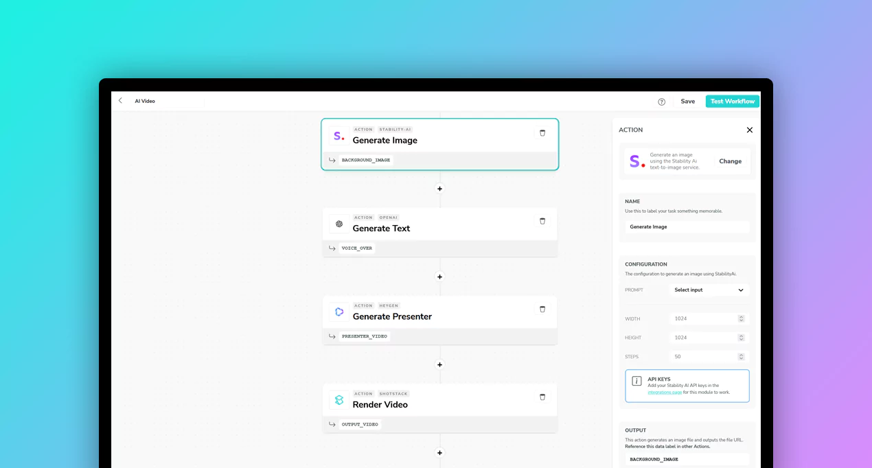 Shotstack Workflows Generative Ai No Code Creative Automation